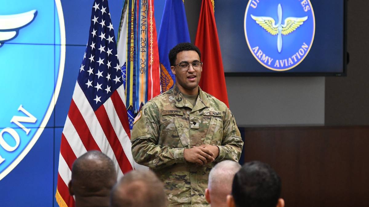 Specialist Among the First to Be Awarded the Army's New Recruiting Ribbon