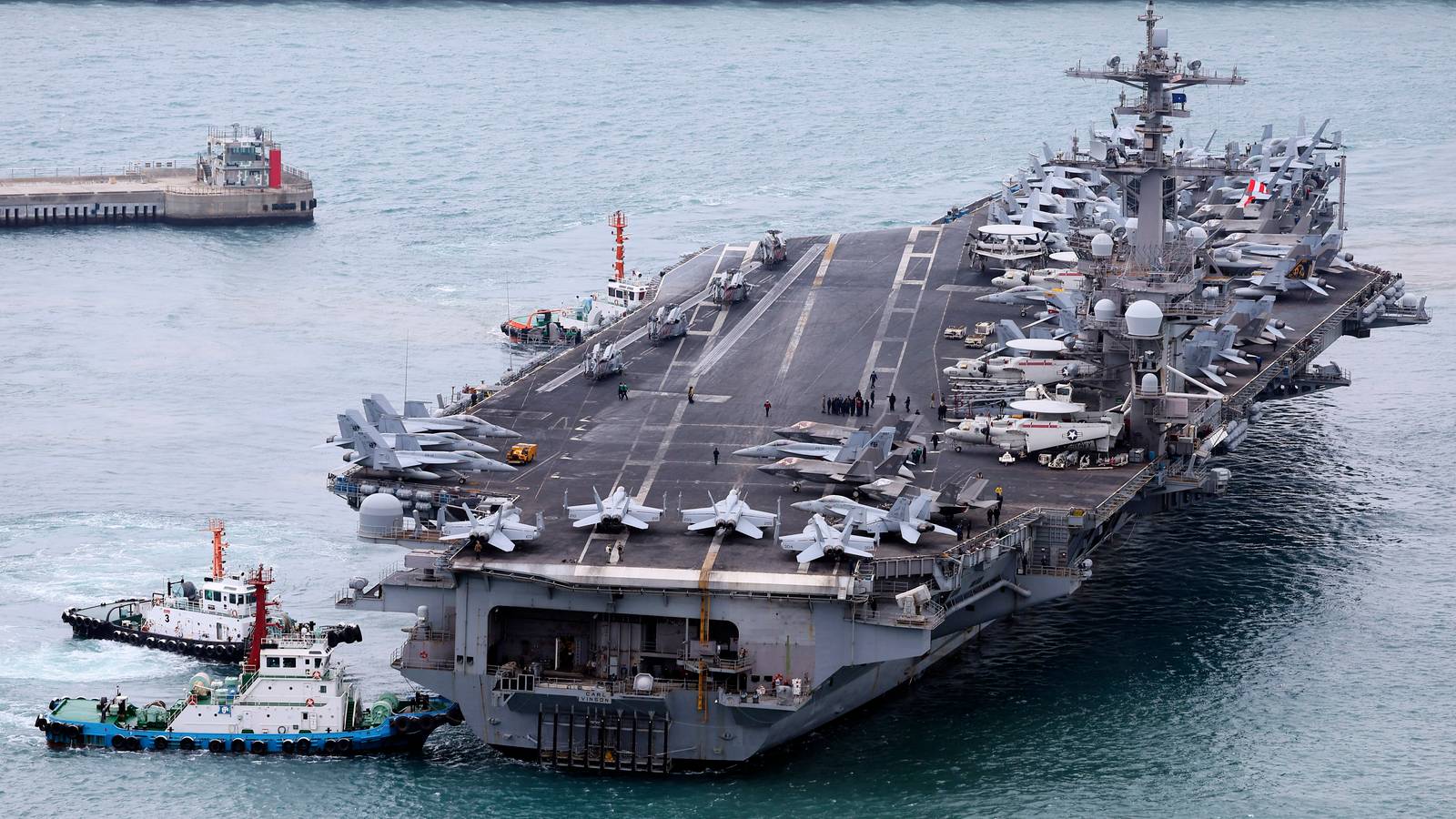 US Aircraft Carrier Arrives in South Korea After North Korea Test-Fired ...