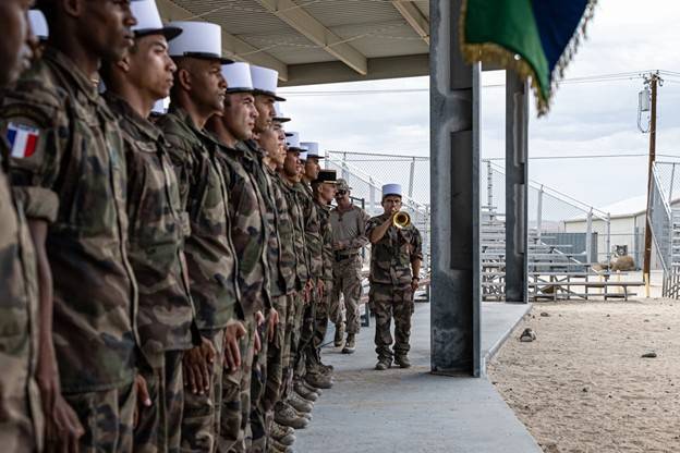 U.S. Marines and French Legionnaires Tackle Desert Warfare