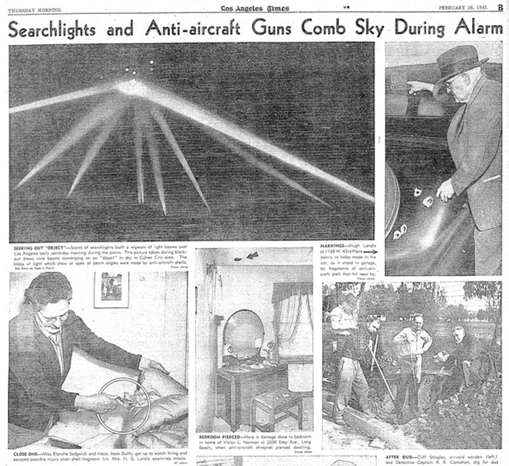 The WWII Mystery Behind the 1942 Battle of Los Angeles: Axis Planes ...