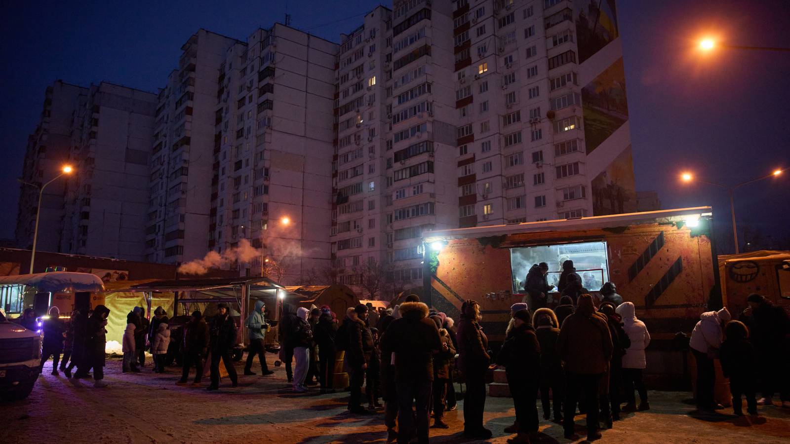 Russia Pounds Ukraine Power Grid, Blackouts Spread