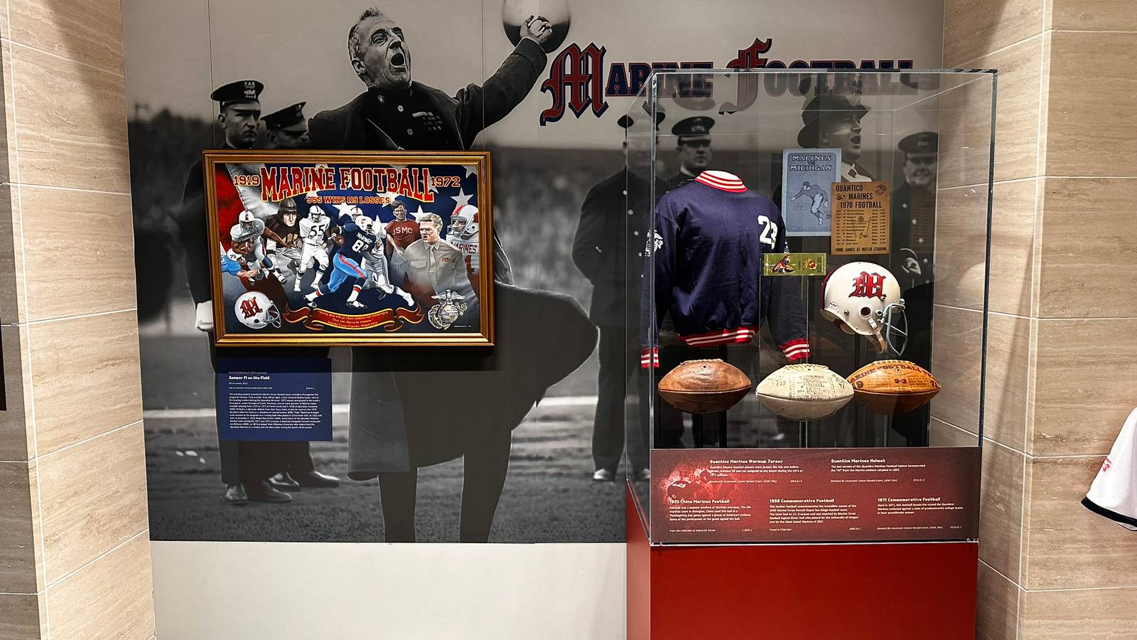 Marine Corps Museum Unveils Football Exhibit: Honoring a Winning Legacy