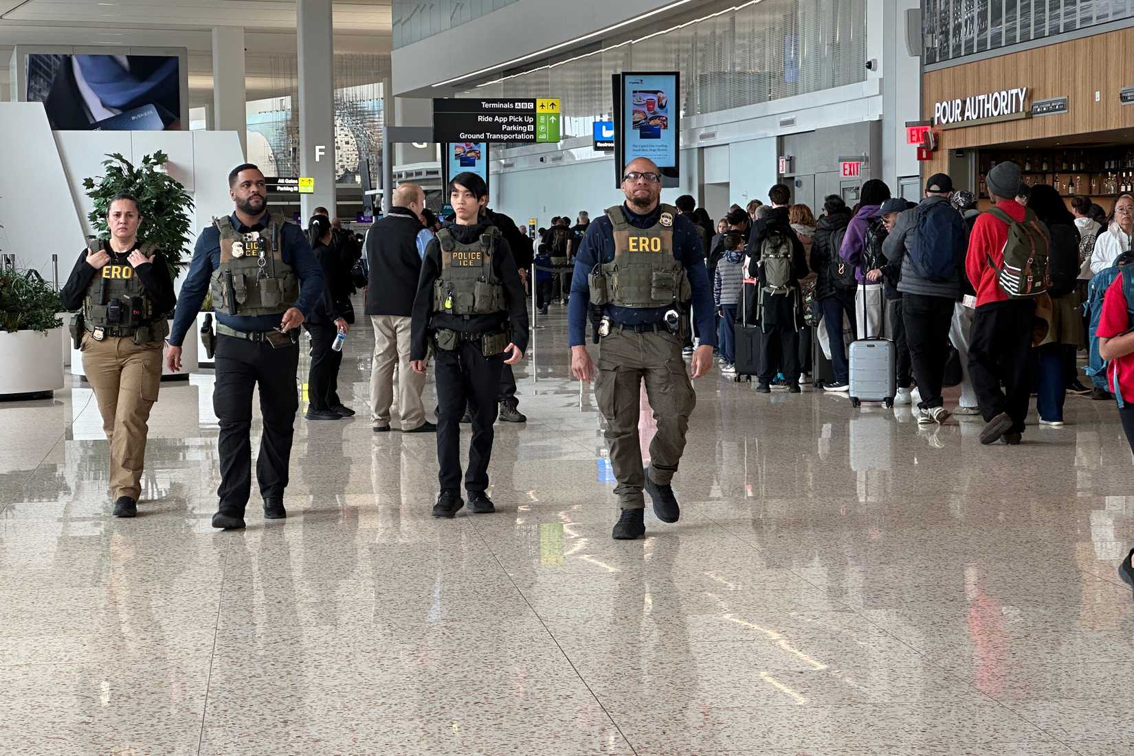 ICE Agents at Airports Now Conducting Security, ID Checks: Report