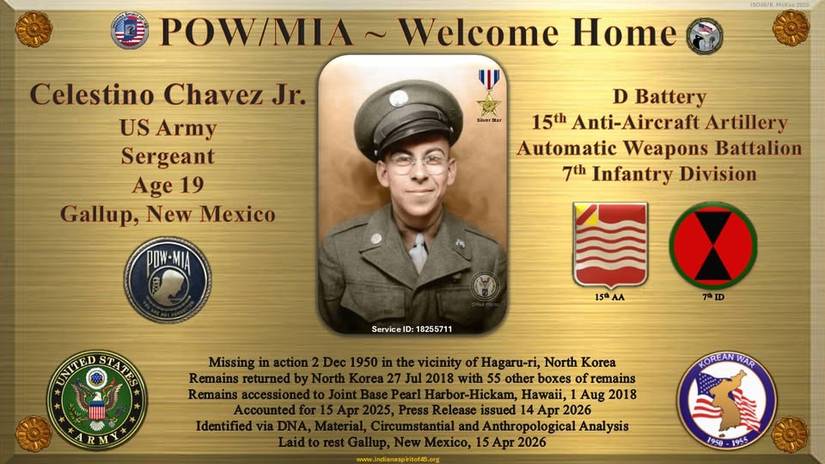 'No Tears' Korean War Soldier Missing Since 1950 Buried With Honors