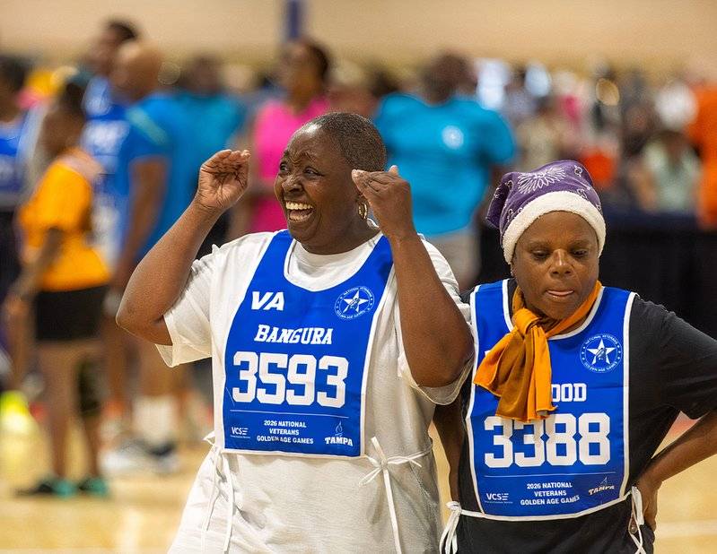 Veteran Athletes Aim High During VA's Official Annual Golden Age Games