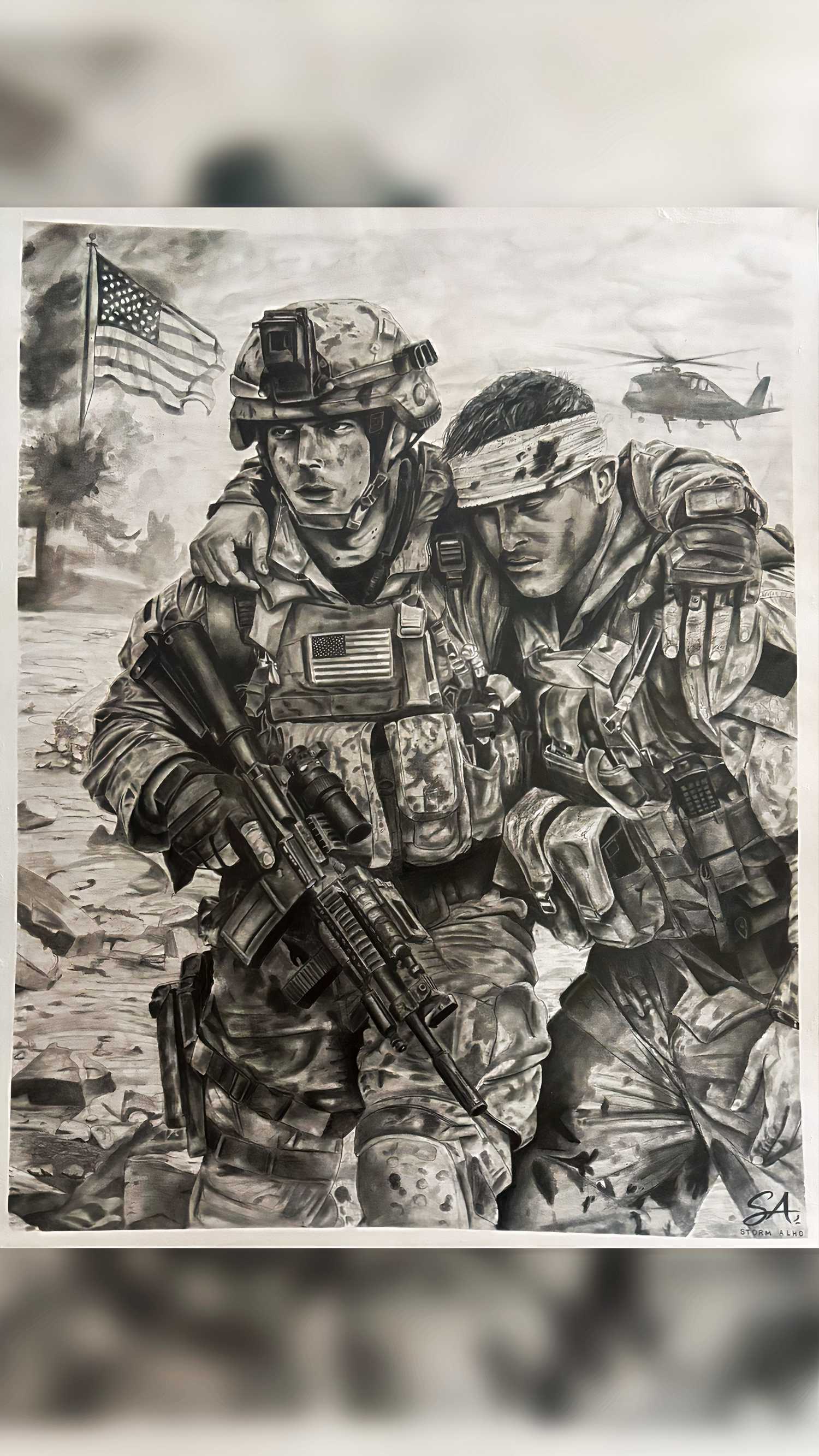South African Student Wins Marine Corps Art Competition
