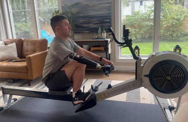 Veteran Who Lost Limbs in Iraq Goes for World Rowing Record