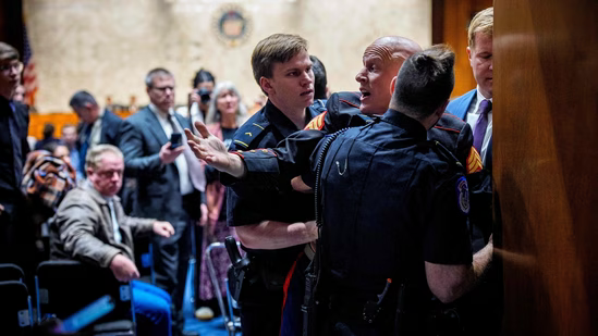 Marine Veteran Brian McGinnis Removed From Senate Hearing After Protest ...